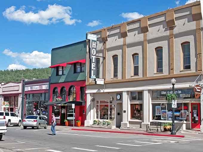 Historic Route 66 runs straight through town, complete with vintage motels that'll make your Instagram followers weep with envy.