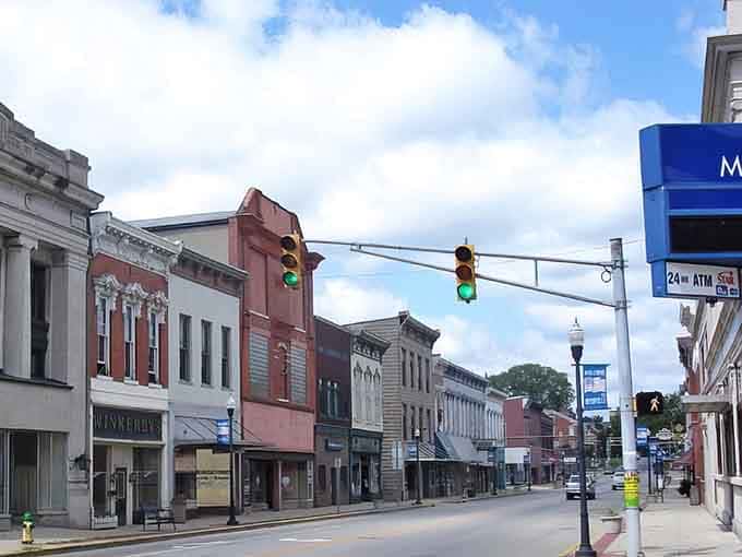 Those colorful storefronts aren't just pretty faces; they're portals to genuine small-town charm and character.