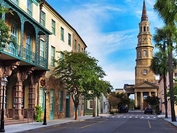 Main Street's elegant architecture proves Charleston doesn't just preserve history, it lives in it every single day.