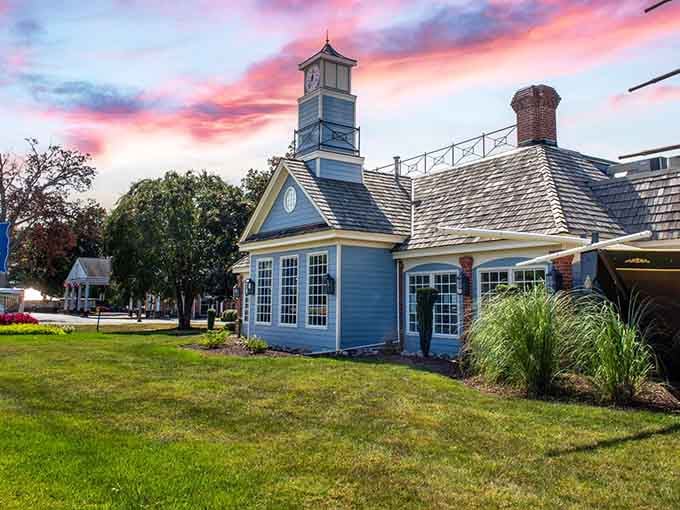 The charming coastal architecture promises the kind of feast that requires elastic waistbands and zero regrets whatsoever.
