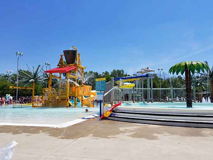 This aquatic playground looks like someone drew the perfect summer day and made it real.