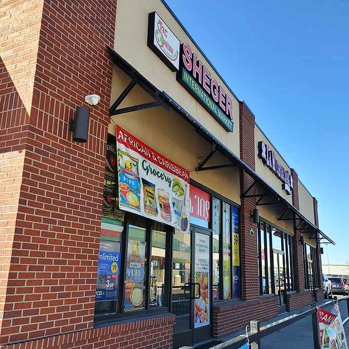 That unassuming storefront hides a world of flavors just waiting to transport your taste buds across continents.