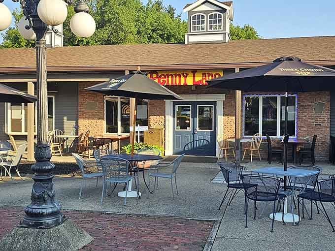 That welcoming exterior promises Beatles magic and comfort food, which is basically the perfect combination for happiness.