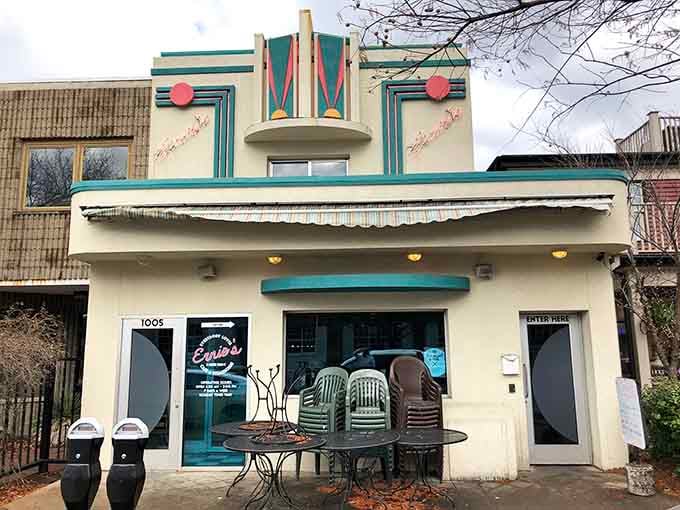 That Art Deco facade isn't just for show &ndash; it's a promise of the retro deliciousness waiting inside.