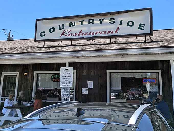 That unassuming exterior hides some of the best breakfast in Litchfield County, proving humble beats flashy every time.