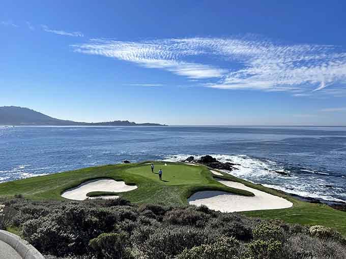 Where fairways meet the Pacific and your golf game meets its most photogenic nemesis yet.