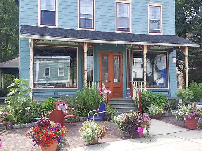 That cheerful blue Victorian isn't someone's house&mdash;it's where your Middle Eastern food dreams come true in Danbury.