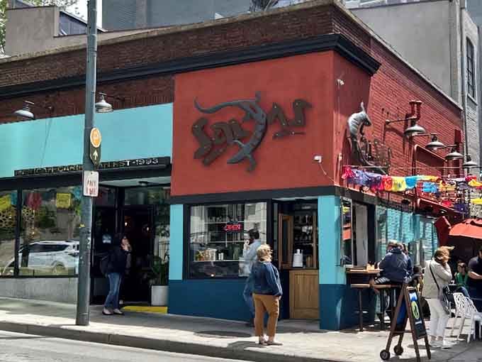 When a restaurant looks this inviting on a sunny day, your stomach starts making executive decisions without you.