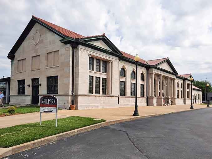 This beautifully restored station building proves that train depots used to have more architectural dignity than most modern airports.