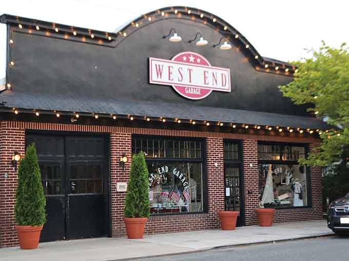 That distinctive facade with twinkling lights proves gas stations can have glow-ups too, just like your favorite HGTV makeover show.