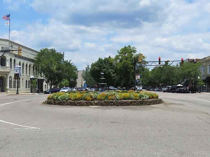 Tree-lined streets and charming traffic circles make navigating downtown feel like a leisurely Sunday drive every single day.