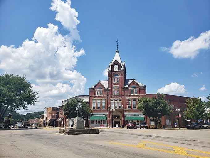That clock tower isn't just keeping time, it's been watching over McConnelsville's stories for generations.