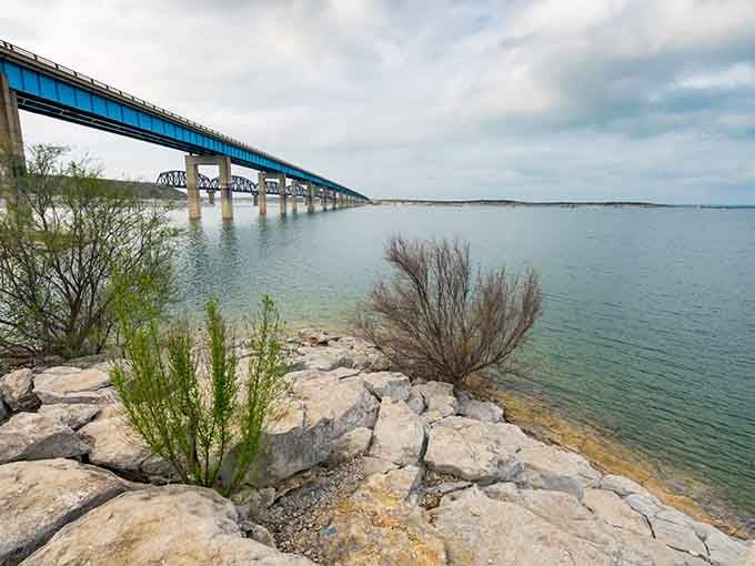 Desert meets oasis where limestone rocks frame water so turquoise it looks like a screensaver come to life.