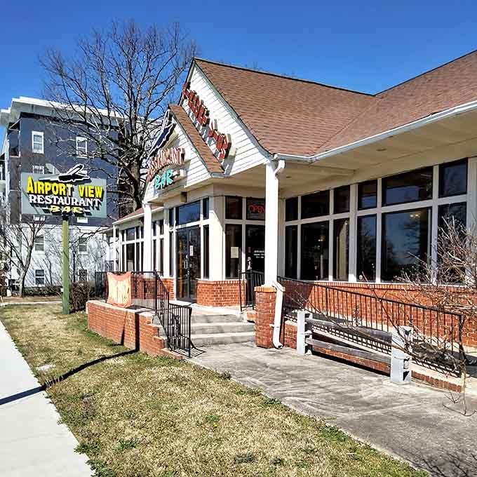 That bright yellow sign and charming brick facade promise something special, and trust me, it delivers beyond expectations.
