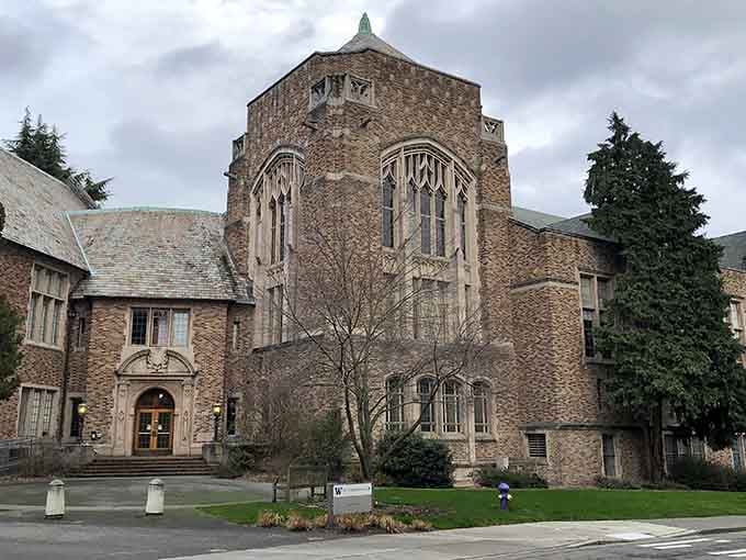 When a building makes you stop mid-stride and wonder if you've accidentally time-traveled to medieval Europe.