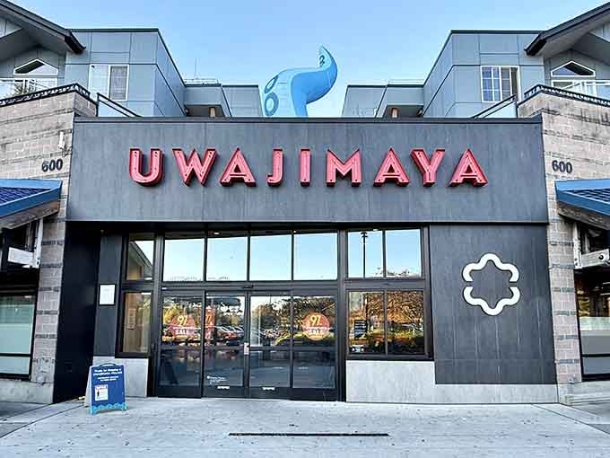 That giant sculpture above the entrance isn't just decoration—it's a promise of what awaits inside.