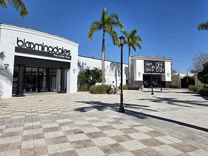 Those palm trees swaying over Bloomingdale's prove that even luxury department stores look better with a Florida tan.