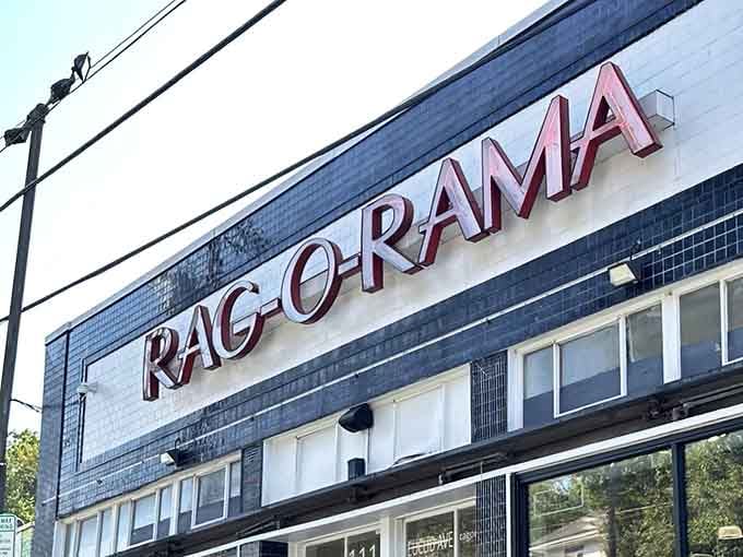 That iconic signage beckons thrifters like a lighthouse guides ships, promising treasures beyond your wildest secondhand dreams.