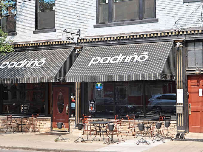That striped awning on Main Street is your beacon to pasta paradise in downtown Milford.