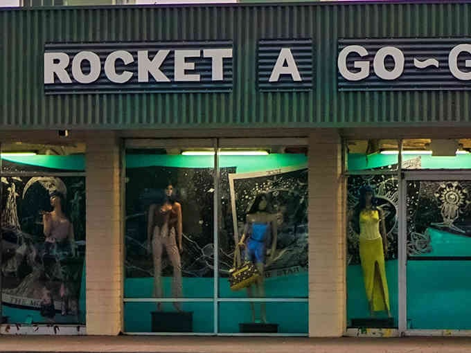 The storefront that promises adventure and delivers on every square foot of retail therapy inside.