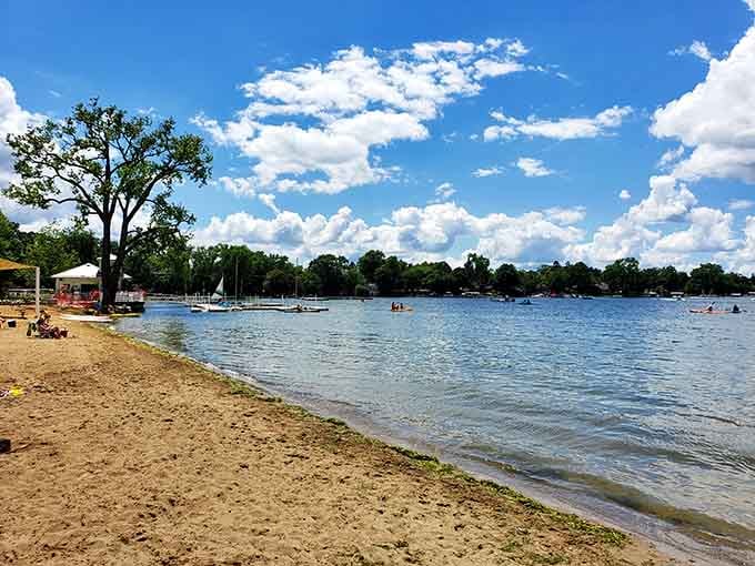 Sandy shores and blue skies prove paradise doesn't require a passport, just a short drive northwest.
