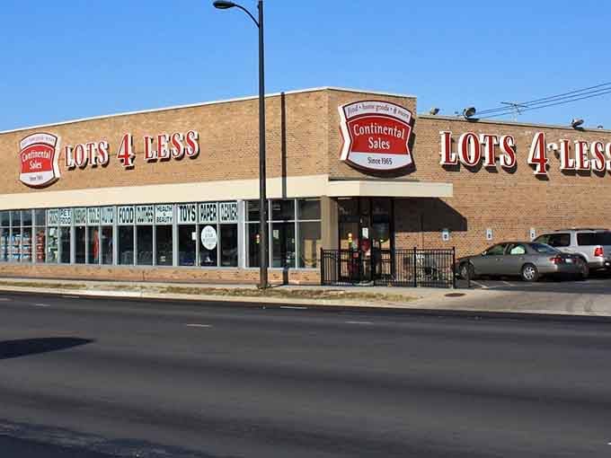 That giant red sign isn't just advertising, it's a promise your budget will actually survive this shopping trip.