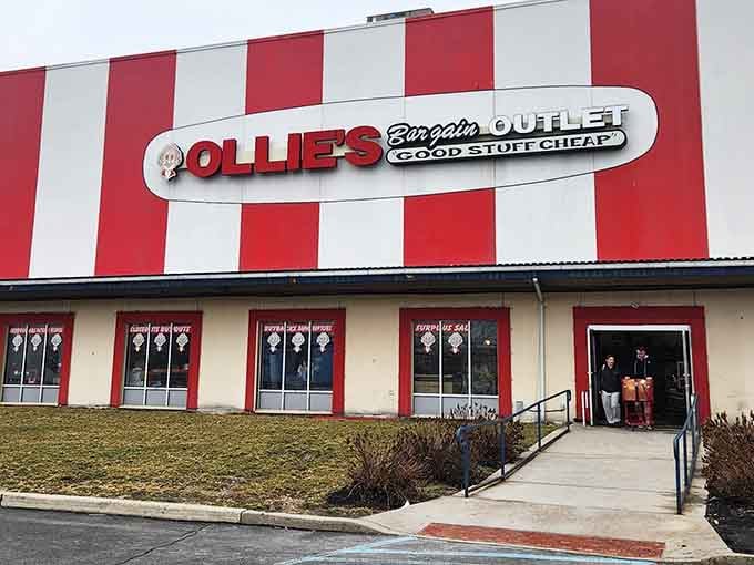 Those iconic red and white stripes aren't just for show; they're your beacon to bargain paradise in Cherry Hill.
