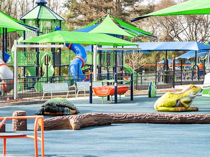 Alabama's largest playground sprawls like a colorful kingdom where every child gets to be royalty.