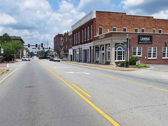 Wide streets and historic architecture remind you that some towns never needed to reinvent themselves.