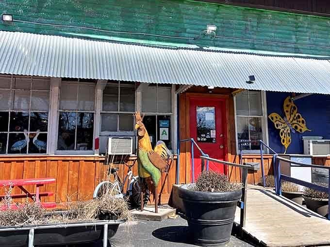 The welcoming entrance promises comfort food adventures that'll have you planning your return visit before you've even ordered.