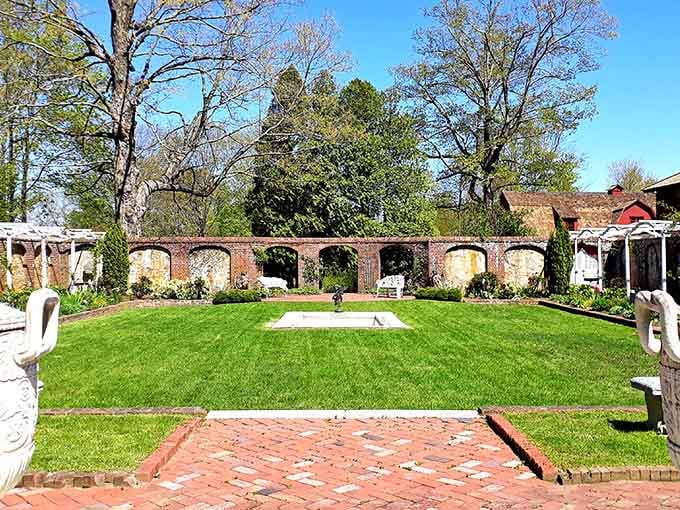 Those brick arches and emerald lawn prove that history doesn't have to look dusty and forgotten.