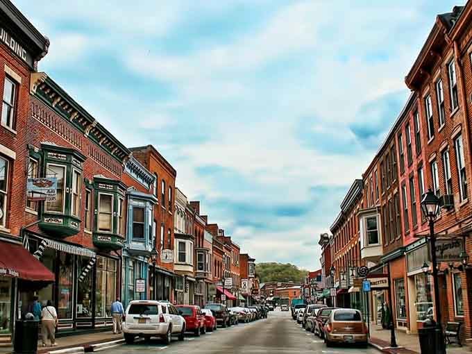 Main Street looks like someone hit pause on 1855, except the coffee's better and nobody has dysentery.