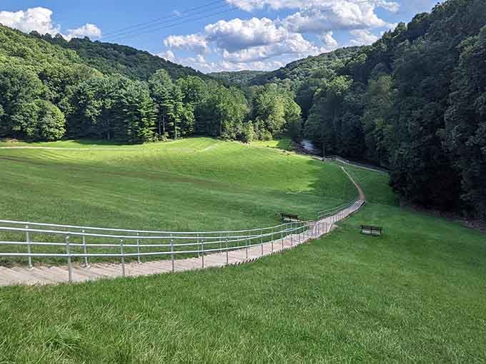 Where the forest meets the meadow: Ohio proving it's got more scenic variety than your average vacation slideshow.