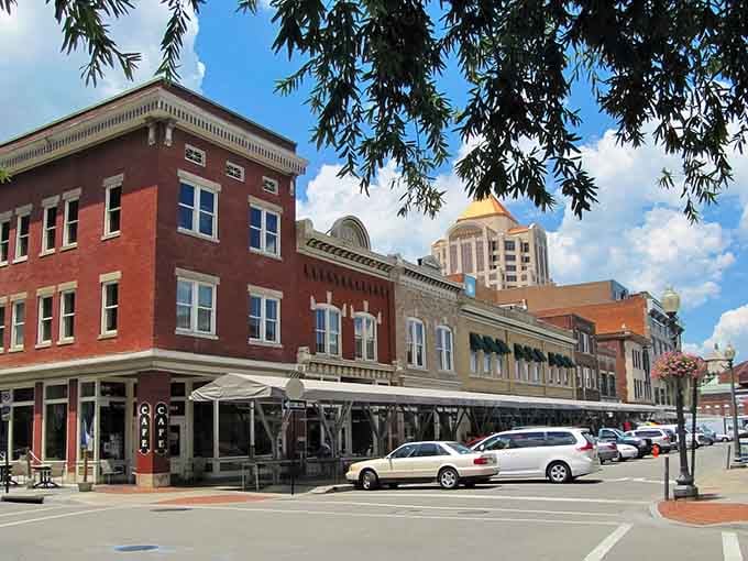 Downtown Roanoke's historic brick buildings prove that charm and affordability can actually coexist in perfect harmony.