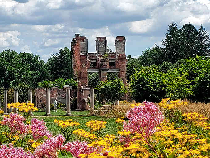 Ancient ruins meet Midwestern charm in this architectural treasure that traveled all the way from New York City.