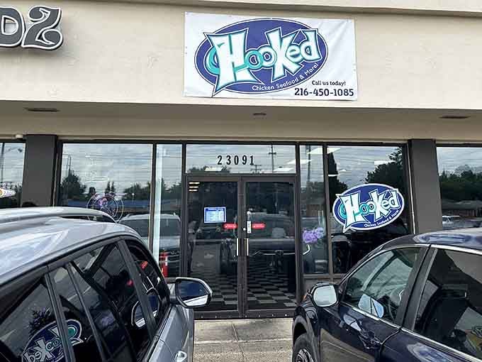 Behind those glass doors and checkered floors awaits the kind of no-nonsense seafood spot that lets the food do all the talking.