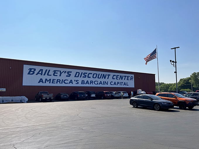 That bold declaration isn't just marketing talk, those out-of-state license plates prove people travel for these deals.