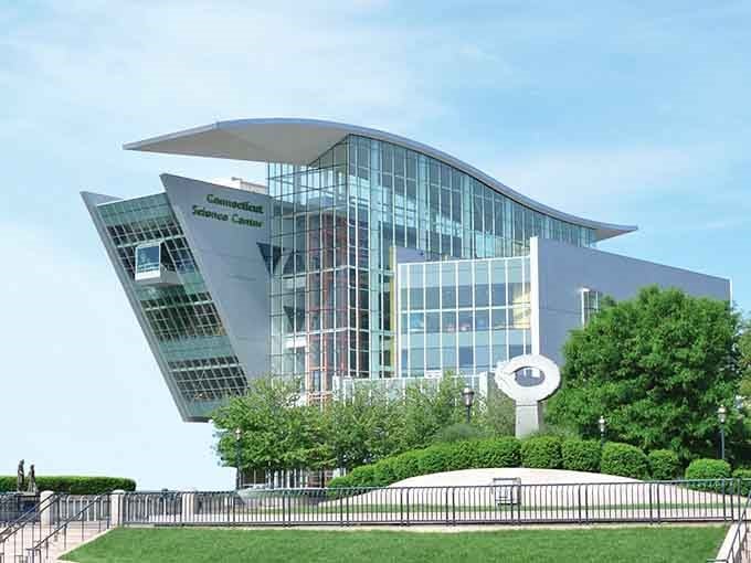 This isn't your typical boxy building; it's what happens when architects decide science deserves something spectacular.