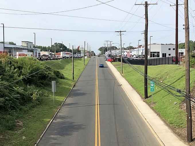 Wide open roads and breathing room, proof that not all of New Jersey requires parallel parking skills.