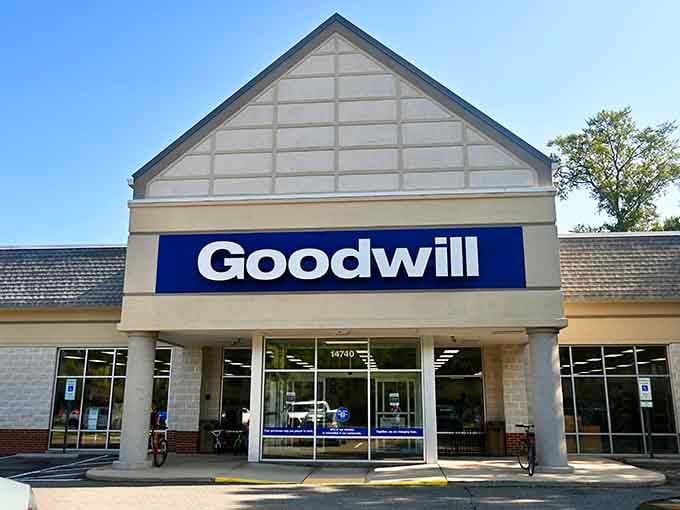 That iconic blue sign beckons bargain hunters like a lighthouse guides ships to shore.