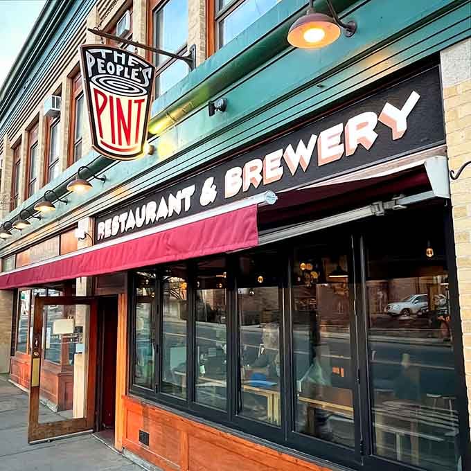 That green and red awning beckons like a lighthouse guiding hungry souls to Western Massachusetts comfort and craft beer.