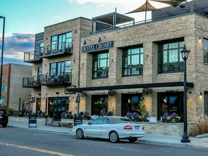 Hotel Crosby's modern elegance meets historic charm, offering accommodations that make you feel fancy without requiring a trust fund.