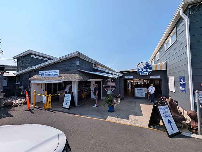 Klein's Fish Market beckons from the Shark River, where weathered charm meets serious seafood credentials in perfect harmony.