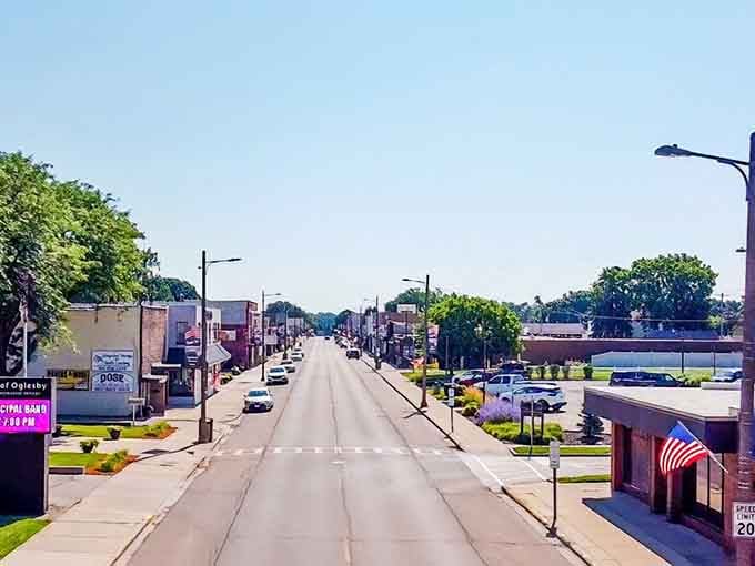 Main Street America at its finest, where the pace slows down and nature's playground awaits just beyond.