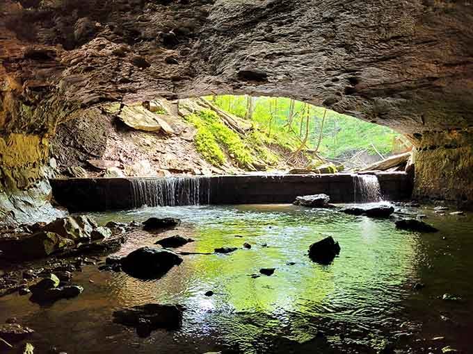 Nature's architecture at its finest, proving limestone has better design sense than most humans.
