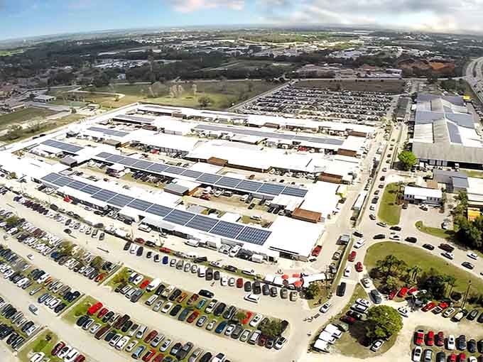 From above, this sprawling marketplace looks like a treasure hunter's dream come true, and it absolutely is.