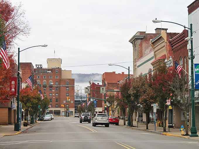 Main Street Bradford looks like someone preserved a slice of Americana in amber and forgot to tell anyone.
