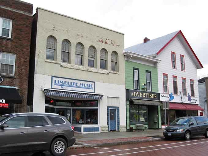 These storefronts have more character than most people you'll meet, and they're significantly better at staying colorful year-round.