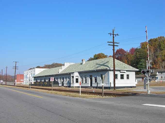 This historic depot stands as a testament to Bassett's heritage, when trains connected small towns to big dreams and affordable living.