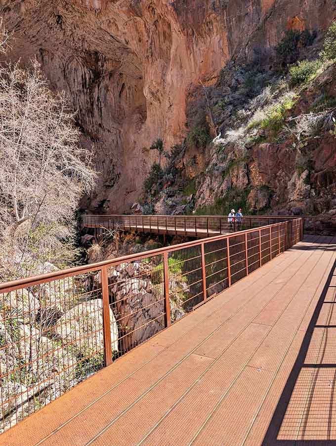 Those towering canyon walls and sturdy bridges make you feel like you've stumbled into Arizona's secret adventure club.